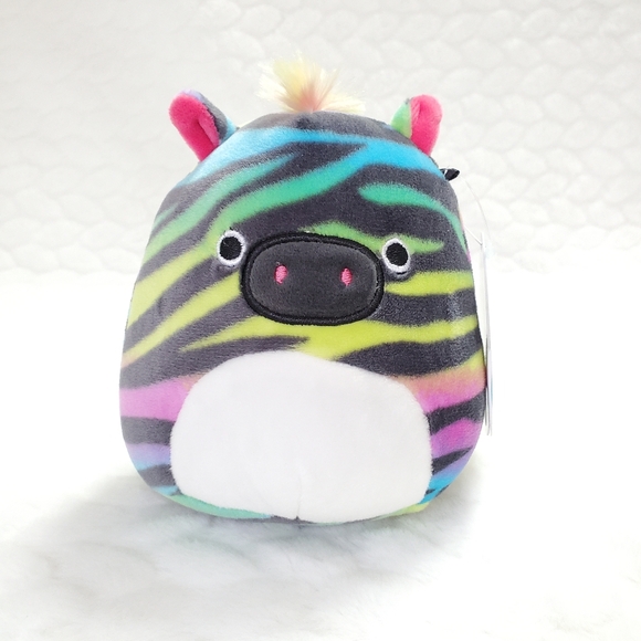 Squishmallows | Toys | Safiyah Squishmallows 5 Inch Bnwt Rainbow Zebra ...